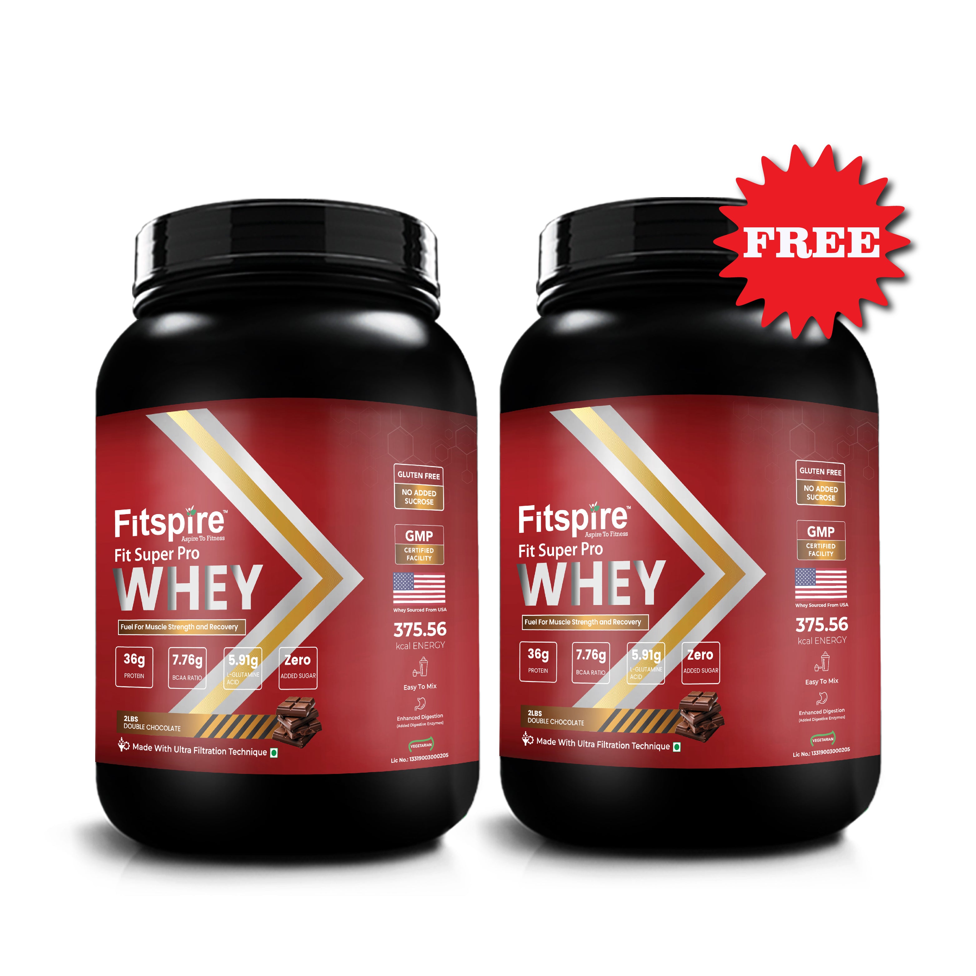 FIT SUPER PRO WHEY PROTEIN (2LBS) (Pack of 2) – Fitspire